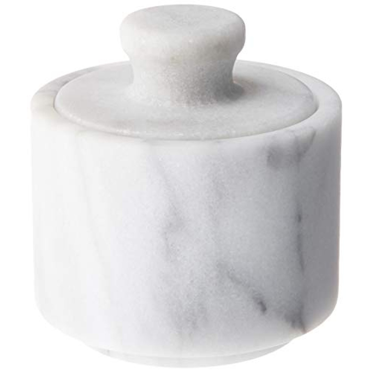 Fox Run Marble Salt Cellar, White 3" x 3"