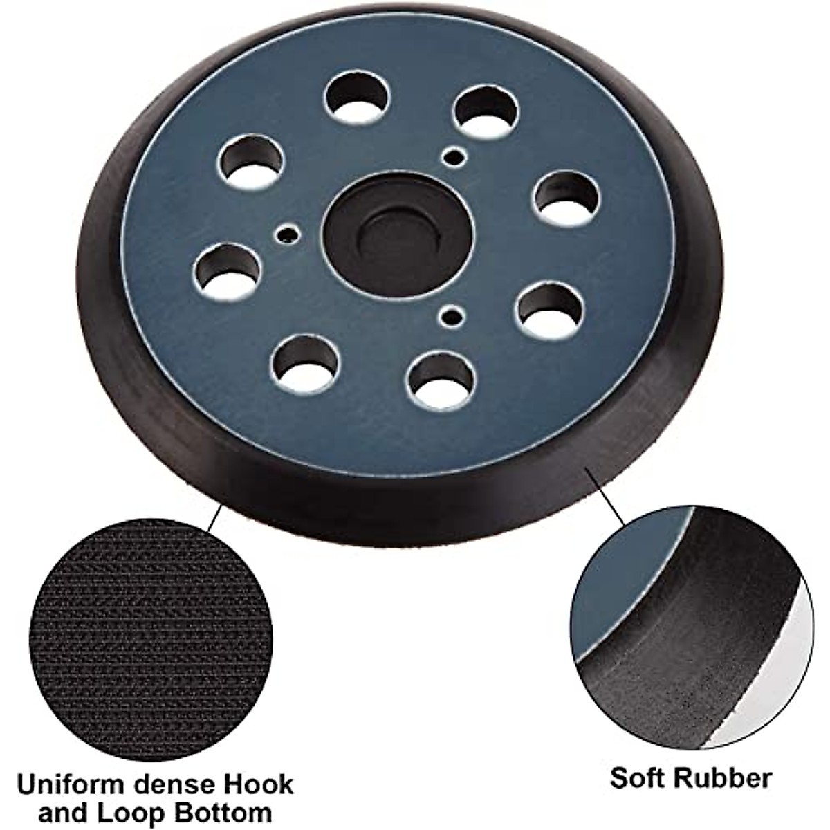 DW4388 Replacement Pad for 5-Inch Orbital Sander, Fits for DW421, DW423, D26451 and D26453