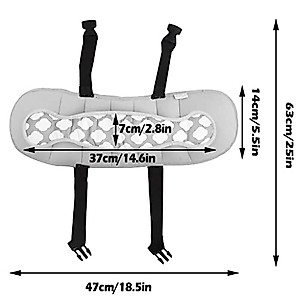 vocheer Baby Car Seat Head Support Band, Adjustable Carseat Sleep Nap Aid Holder Belt Head Protection Strap for Kids 1-5 Years Old Gray