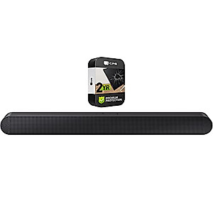 SAMSUNG HW-S50B/ZA 3.0ch All-in-One Soundbar with Dolby 5.1 DTS Virtual:X 2022 (Renewed) Bundle with 2 YR CPS Enhanced Protection Pack