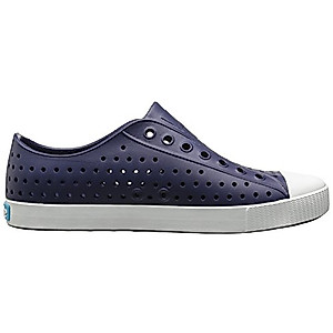 Native Shoes, Jefferson, Lightweight Sneaker for Adults, Regatta Blue/Shell White, 7 M US Women/5 M US Men