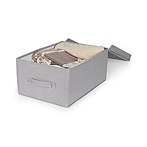 Compactor Storage Boxes, Grey, 30 x 43 x 19cm