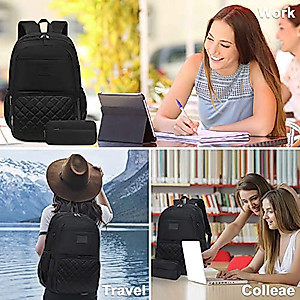 CAMTOP Laptop Backpack 15.6 Inch School BookBag with Pencil Case College Backpacks Teacher Work Travel Casual Daypacks for Teens Girls Boys Women