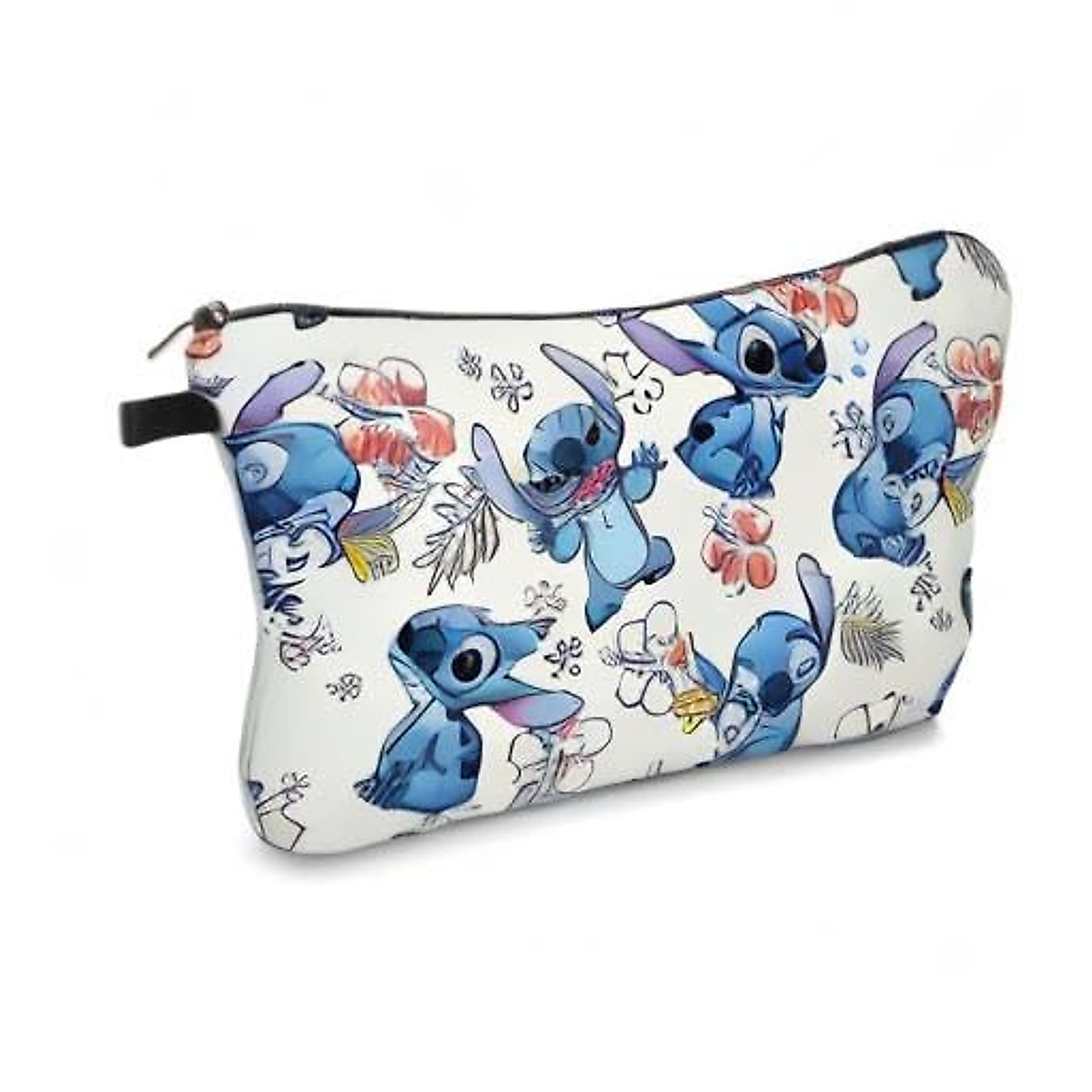 MRSP Cosmetic Bag Makeup bags for women,Small makeup pouch Travel bags for toiletries waterproof (Stitch 02)