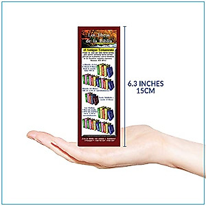 eThought Los Libros de la Biblia en Español - Books of the Bible in Spanish, Para la Iglesia, Escuela Bíblica, Niños, Buscadores y Cristianos, 25 Marcadores