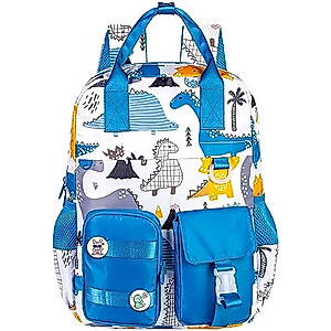 CCJPX Dinosaur Backpack for Boys, 16 inch Kids Bookbag for Elementary School Toddler Kindergarten Preschool