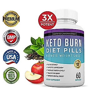 (3 Pack) Keto Diet Burn Diet Pills Advanced Ketogenic Support Exogenous Ketones Ketosis for Men Women 180 Capsules
