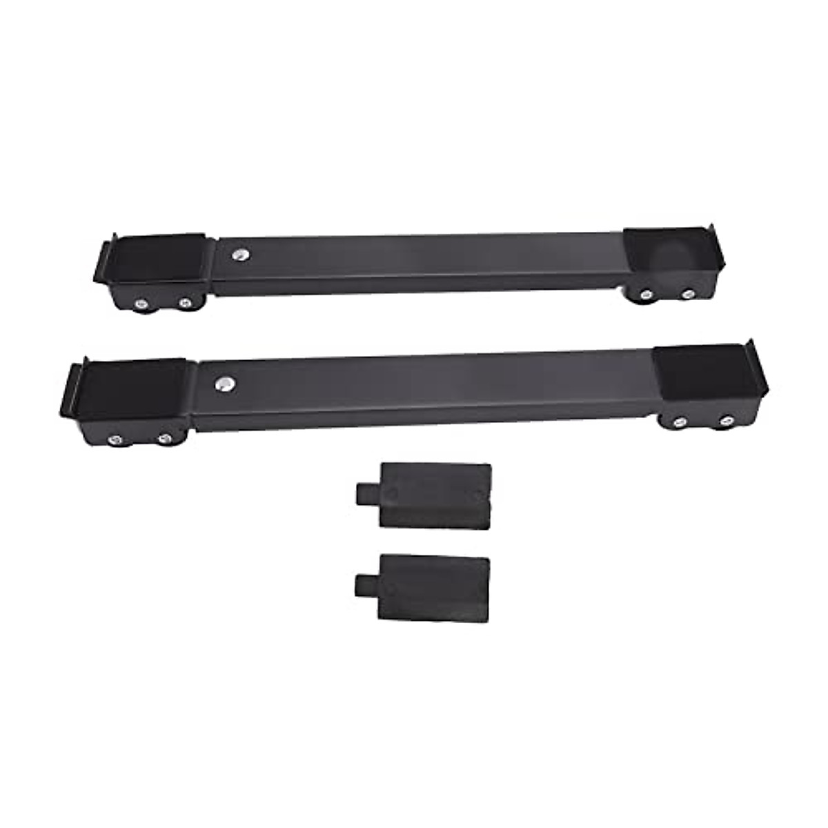 Furniture Washing Machine Dolly,2 Sets Mobile Roller Bracket Furniture Raised Base Moving Wheels for Refrigerator Washing Machine (Black)