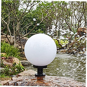 SECFOU Fence Lights Replacement Globe for Light Fixture Deck Lighting Acrylic Light Cover Deck Post Lights Globe Light Cover Exterior lamp Post Fixture Exterior Light Electric Plastic