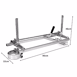 Carmyra Portable Chainsaw Mill 36 Inches Planking Milling Bar Size 14 Inches to 36 Inches