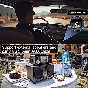 CD Player Portable Rechargeable Portable CD Player for Car and Travel Walkman CD Player with Headphone and Anti-Skip/Shockproof Personal CD Player Discman Kpop Music Compact CD Players with AUX Cable