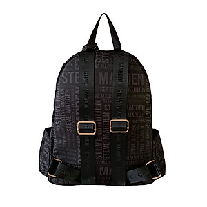 Steve Madden BPACK Backpack (BLACK LOGO FLORAL)