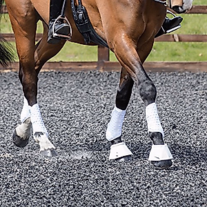 Equilibrium Stretch & Flex Flatwork Exercise Wrap Small White