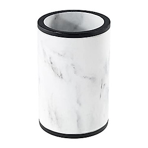 Avanti Linens - 4pc Bath Set, Marble-Look Countertop Accessories, Modern Inspired Home Decor (Jasper Collection)