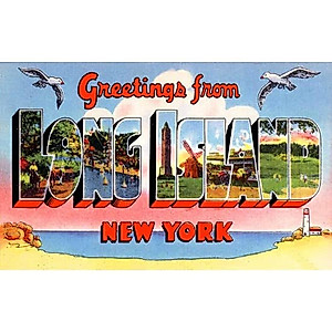 CafePress Long Island New York Greetings Mug Ceramic Coffee Mug, Tea Cup 11 oz