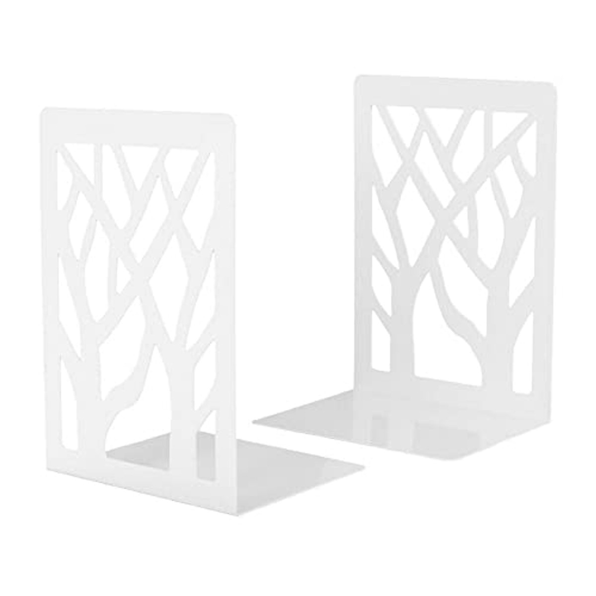 2pcs Metal Bookend Bracket Universal Hollow Forest Animal Shaped Book Office Shelf Book Support Stop Holder Stand Book