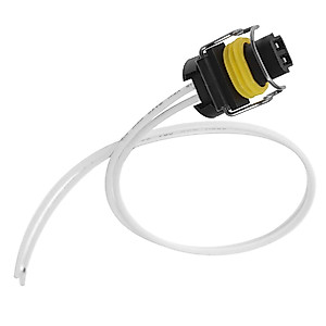 2 Wire Fuel Injector Connector Plug Wire Harness Pigtail Wiring Turbo (VGT) Solenoid Injection Pressure Regulator (IPR) Valves Fit For 6.0l Ford Powerstroke Chevy GMC Duramax 6.6L
