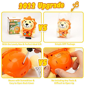 daboot Musical Baby Toys, Cute Fox Baby Newborn Toys for Toddlers Babies 0 3 6 9 12 Month, Infants Baby Toy for Girls and Boys Best Gift