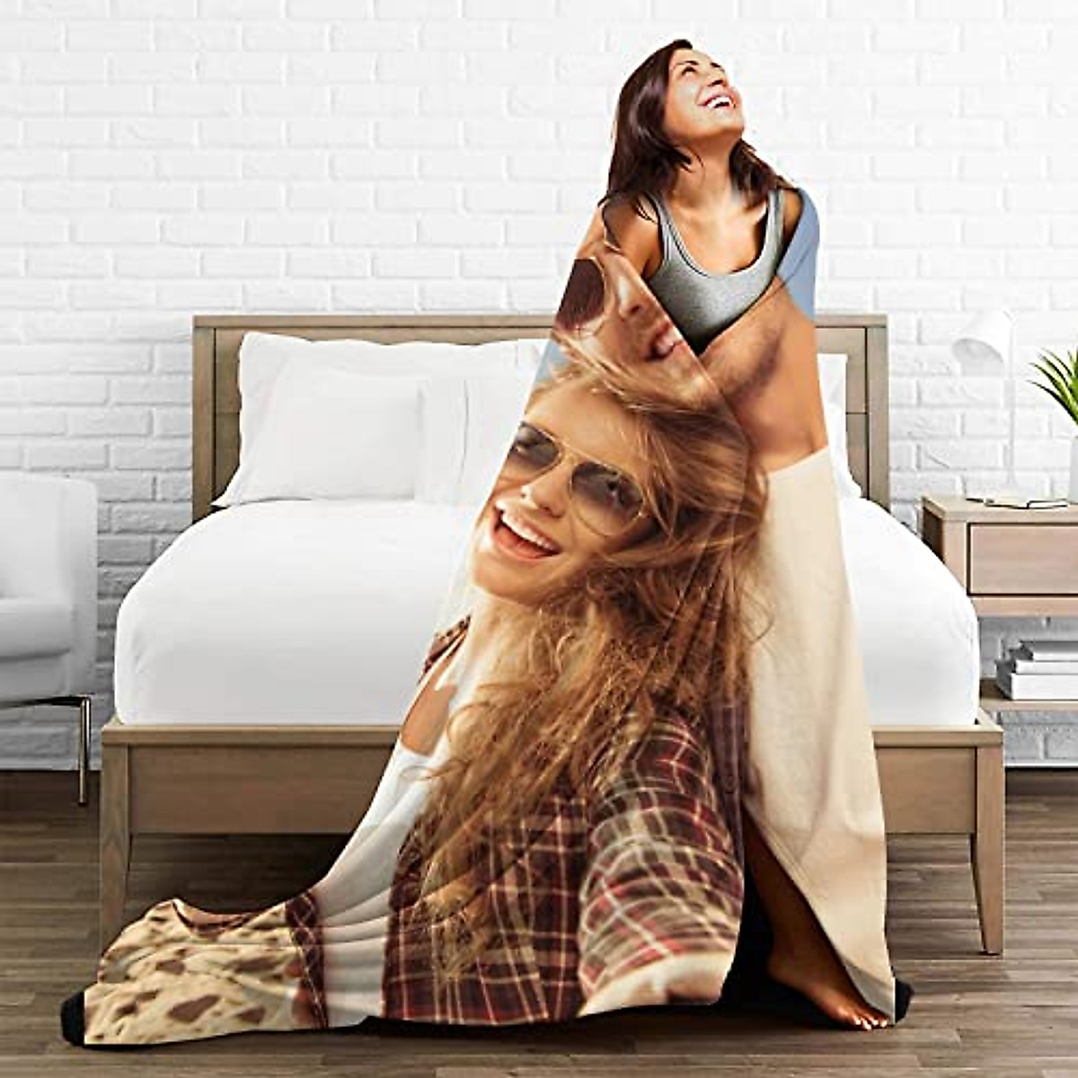 Customized Blankets with Photos Personalized Blankets for Adults Using My Own Photos Custom Blanket Gifts for Boyfriend/Girlfriend/Wife/Husband, Birthday Valentines30 x40