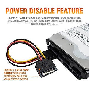 HGST Ultrastar He8 8TB 7200 RPM SATA 6Gb/s 3.5-Inch HDD | Power-Disable | Enterprise Hard Drive | HUH721008ALE600 (0F27455) (Renewed)