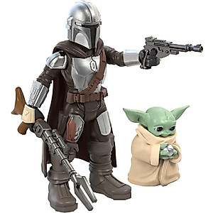 STAR WARS Mission Fleet The Mandalorian The Child Razor Crest Outer Rim Run Deluxe Vehicle with 2.5-Inch-Scale Figure for Kids Ages 4 and Up