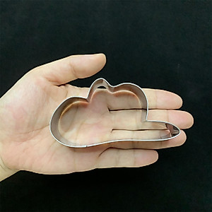 LUBTOSMN Cowboy Cowgirl Cookie Cutter Set-2 Piece-Cowboy Cowgirl Boot and Hat-Diswasher Safe-Cookie Cutters Shapes for Baby Shower Birthday Baking