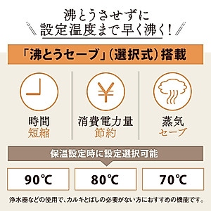 Zojirushi Energy Saving VE Electric Thermos 2.2L White CV-TY22-WA