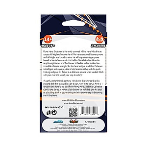 Jasco Games My Hero Academia Collectible Card Game Series 3 Endeavor Starter Deck | Trading Card Game for Adults and Teens | Ages 14+ | 2 Players | Average Playtime 20-30 Minutes | Made