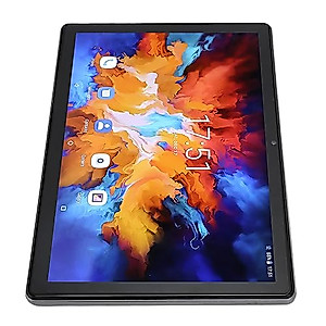 fannay Tablet PC, 10.1 Inch Smart Tablet 100‑240V 5GWiFi 5.0 Gray Front 800W Rear 2000W 8GB RAM 128GB ROM for Home for Travel (US Plug)