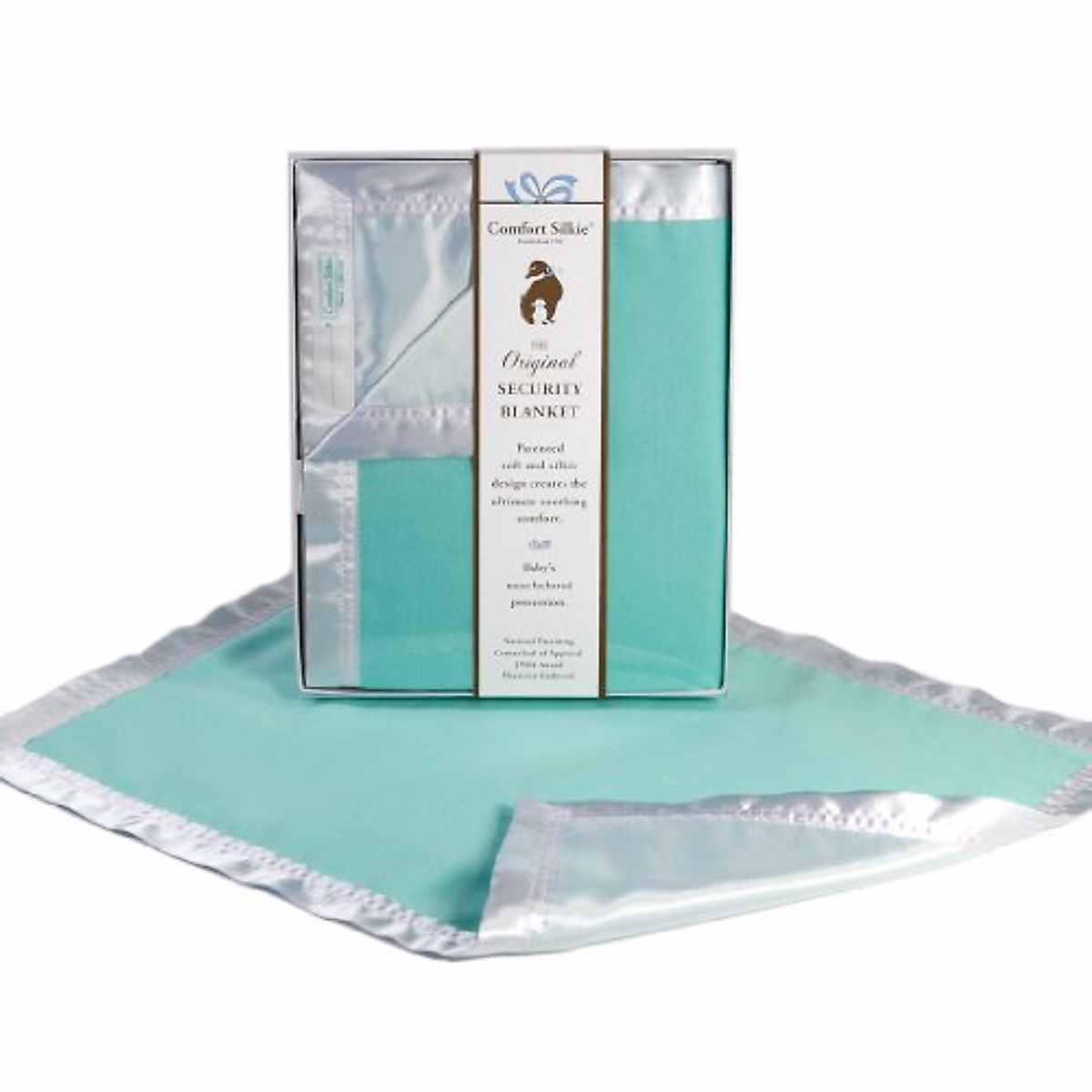 Mint COMFORT SILKIE Security Blanket ~ The Original. The Best. Award Winning.