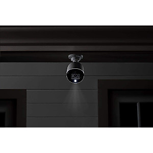 Lorex C581DA Indoor/Outdoor 2K 5MP Super Analog HD Active Deterrence Bullet Camera, 2.8mm, 135ft IR Night Vision, CNV, Works with D841/D841B Series, Only Camera, White (Renewed)