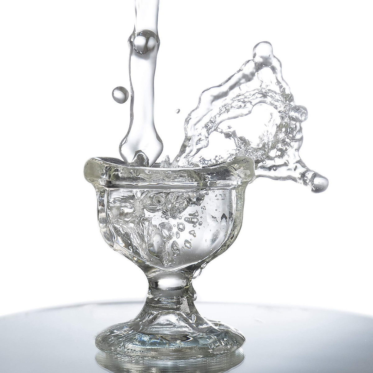 GMS Optical Glass Eye Wash Cup - Soothing Relief from Allergens, Irritants, Makeup, Dust, Dry Eyes and More - Use with Distilled Water or Saline (10 mL Volume)