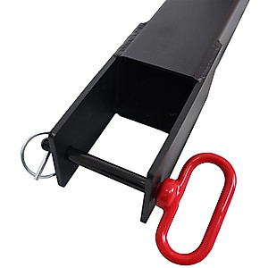 Signature Fitness Belt Squats, Curls, Rows, or Guided Deadlifts Attachment, Fits 2'' x 2'', 3'' x 2'', 3'' x 3'' Racks, Black