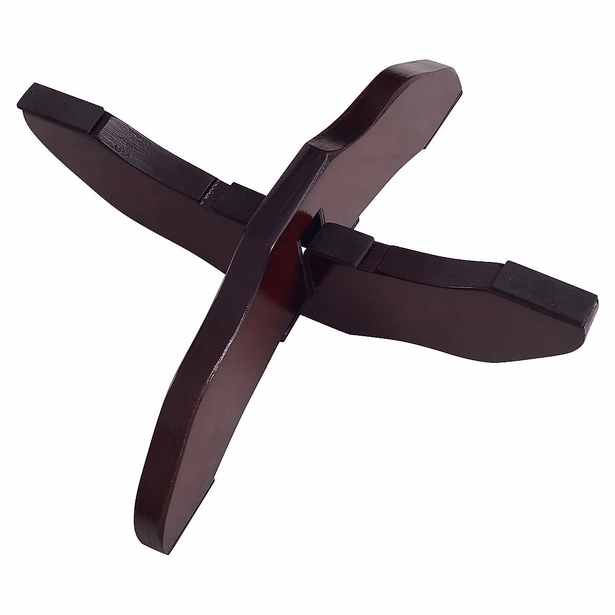 Giantex 2 PCS Support Feet for Configurable Wood Dog Gate, Stable Free Standing Dog Panel with Foot Pads, Safety Fence Feet