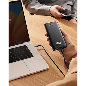 VEEKTOMX Power Bank Fast Charging, 65W 20000mAh Laptop Portable Charger USB C PD& QC 3.0 Battery Pack Compatible with iPhone 14/13/12/11 Pro Mini IPad Samsung Switch MacBook Dell XPS IPad