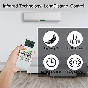 Universal Air Conditioner Remote for Midea Remote Control A/C Air Conditioning for All Model R06/BGCE R06/BGE R51/E R51/CE R51M/CE R51D/E R51M/BGE RG52B/BGE RG52B/BGCE R11CG/E R11HG-E R11HG/E R09C/BG