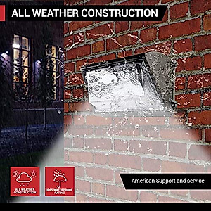 200 Watt LED Wall Pack Light - 26,000 Lumens - Durado II series LED wall Light - Semi Cut off - High Efficiency 135 Lumen to Watt- DLC Premium Listed - Wall Pack LED - 5000K Bright White – DLC Premium