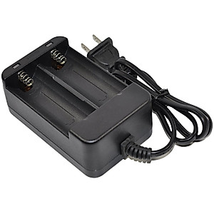 BTBAI 26650 Battery Charger AC Wall Dual Twin Double Channel Universal for 3.2V/3.6V/3.7V li-ion 22650 Rechargeable s1a
