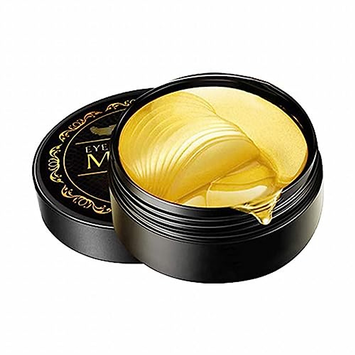 Under Eye Gold Eye Gel for Puffy Eyes Eye Pads for Dark Circles Under Eye Bags Anti Wrinkle Moisturizing Improves Elasticity 5ml Mascara Remover for Sensitive Eyes (Black, One Size)