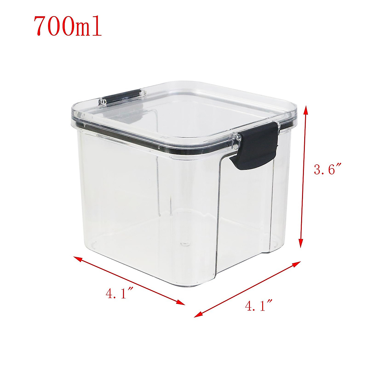 Geesatis 2 Pcs Food Storage Containers with Lid, 24oz Meal Prep Container Set, for Kitchen Organizers and Storage Container