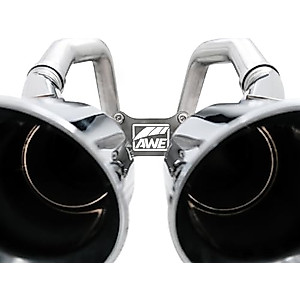 AWE Tuning 14-19 Chevy Corvette C7 Z06/ZR1 (w/o AFM) Track Edition Axle-Back Exhaust w/Chrome Tips - 3020-42073