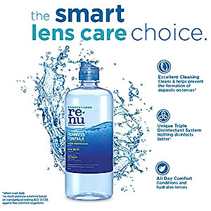 Renu Fresh Multi-Purpose Contact Lens Solution, Travel Size 2 Fl Oz (Pack Of 4)