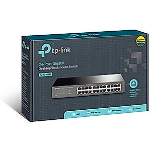 TP-Link 24 Port Gigabit Ethernet Switch | Desktop/ Rackmount | Limited Lifetime Protection (Renewed)