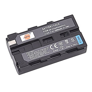 DSTE Replacement for 2X NP-F550 Battery + DC01 Travel Charger Kit Compatible Sony CCD-RV100 SC5 SC9 TR1 Camera CN-160 CN-216 CN-304 YN 300 VL600 LED Video Light as NP-F330 NP-F530 NP-F570