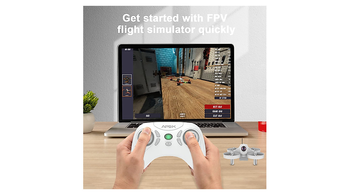 APEX VR70 FPV Drone Kit: Beginner VR Flight with Goggles