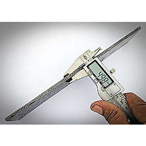 Poshland BLD-49, CUSTOM HANDMADE DAMASCUS STEEL BILLET/BLANK BLADE MAKING BAR (TWIST)