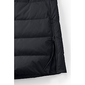 Lands' End Womens Maxi Down Coat Black Regular X-Large