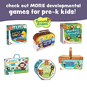 Peaceable Kingdom Where's Bear? The Hide and Find Stacking Block Game for 2 Year Olds