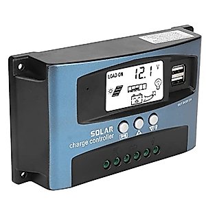 Solar Charge Controller 12V,40/50/60/100A Solar Charge Controller Dual USB LCD Display 12V 24V Solar Charge Regulator Solar Battery ( 60A) Mppt mppt Solar Charge Controller