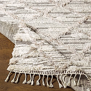 Mark&Day Wool Rugs, 8x10 Weert Global Medium Gray Area Rug, Grey Green Brown Carpet for Living Room, Bedroom or Kitchen (8' x 10')